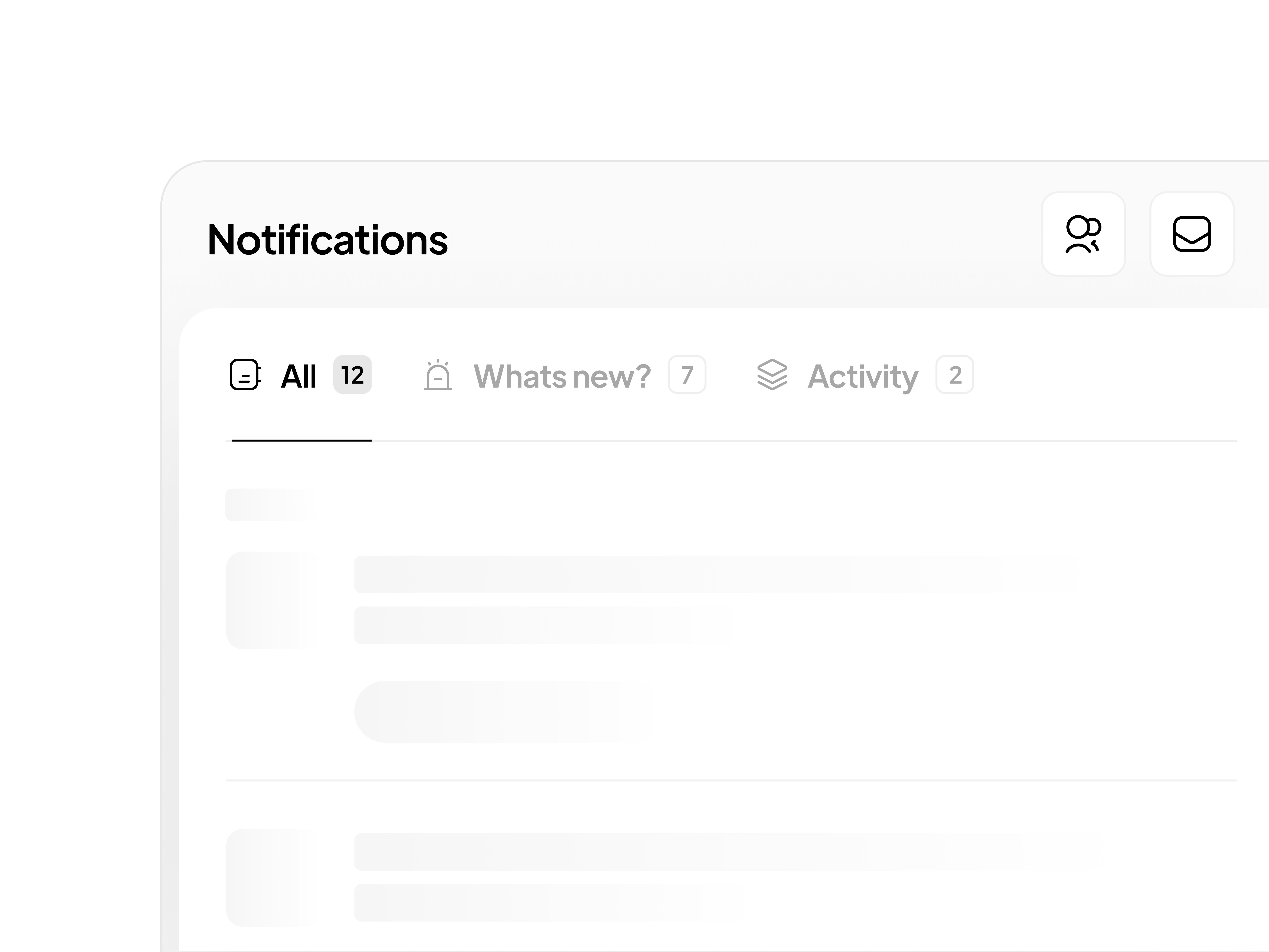 Notifications modal by Bymahdii for XOLAB on Dribbble