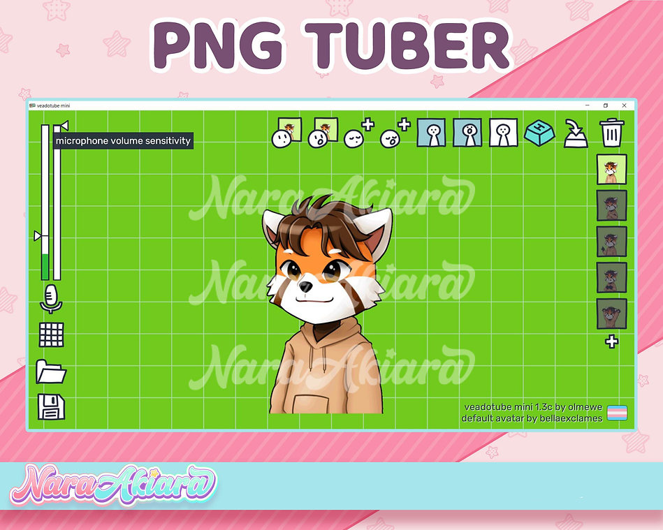 Express Your Uniqueness with Our PNG Tuber Red Panda Boy by Cika Nindya ...