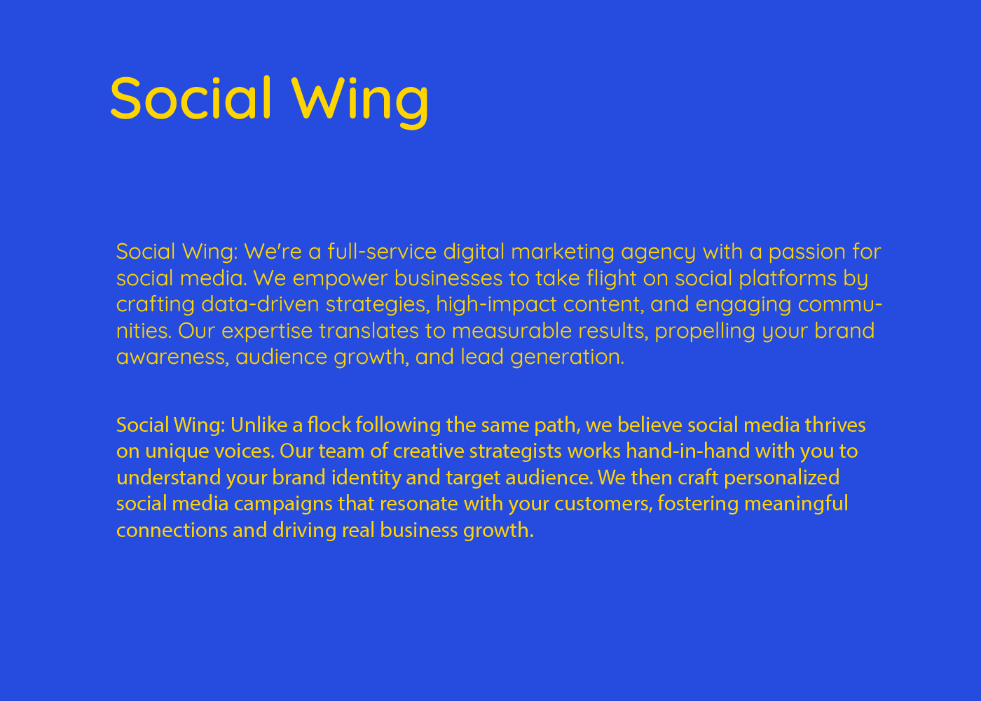 Logo design for SOCIAL WING Marketing Agency by Chamin Kanchana on Dribbble