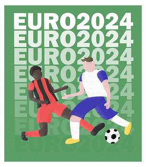 EURO 2024 poster/illustration by Oleksii Zavalniuk on Dribbble