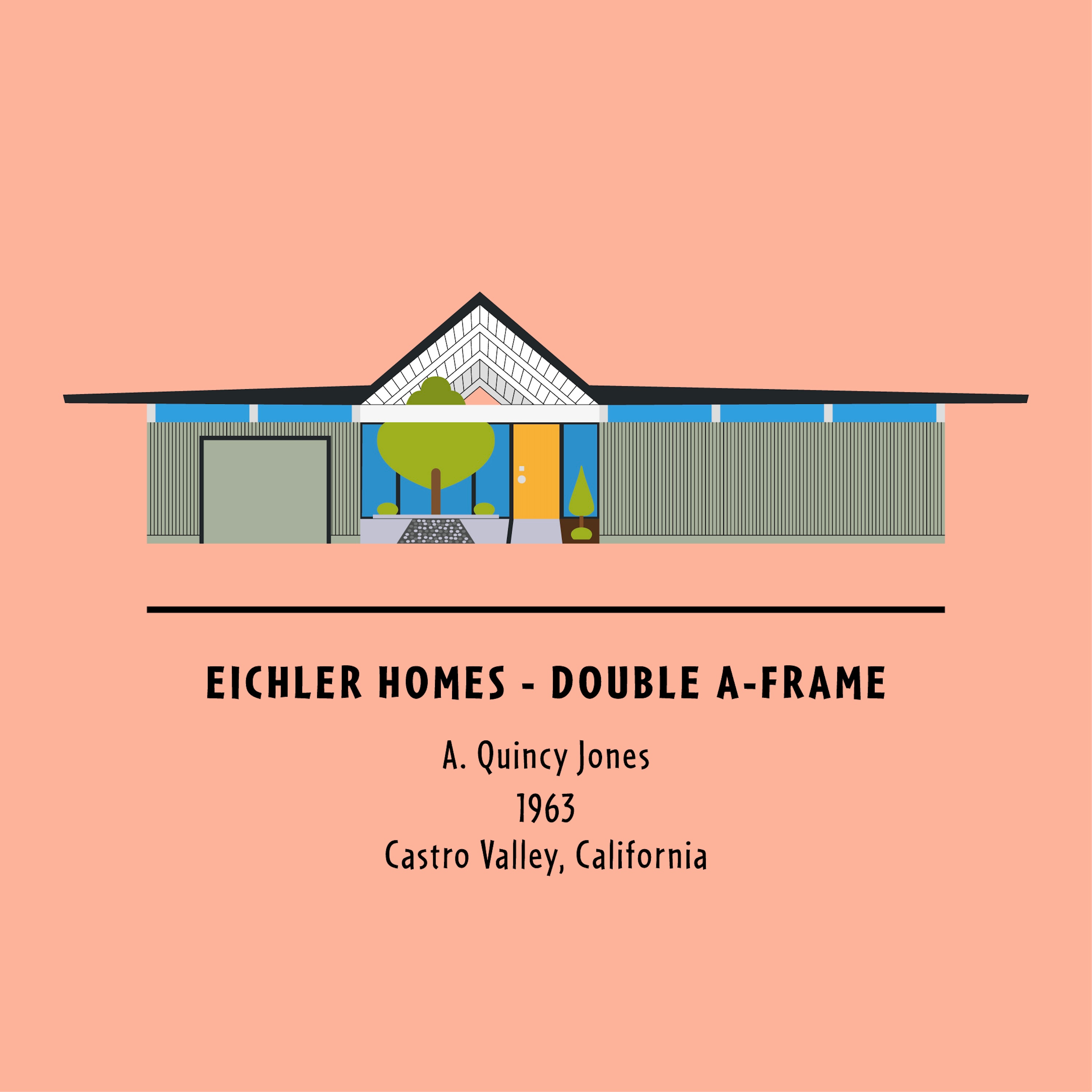 Greenridge Eichler Community - custom artwork by Rexx DeMarzio on Dribbble