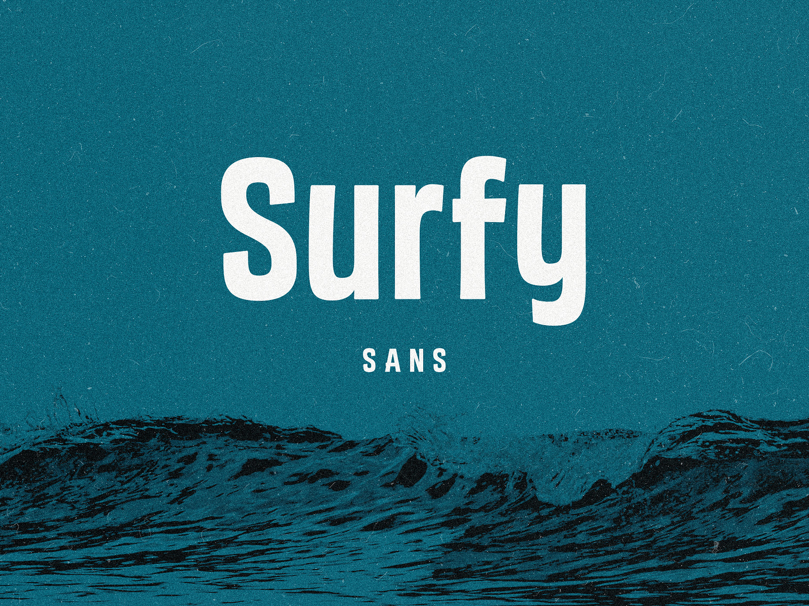 New Font: Surfy Sans by Jake Whitacre on Dribbble