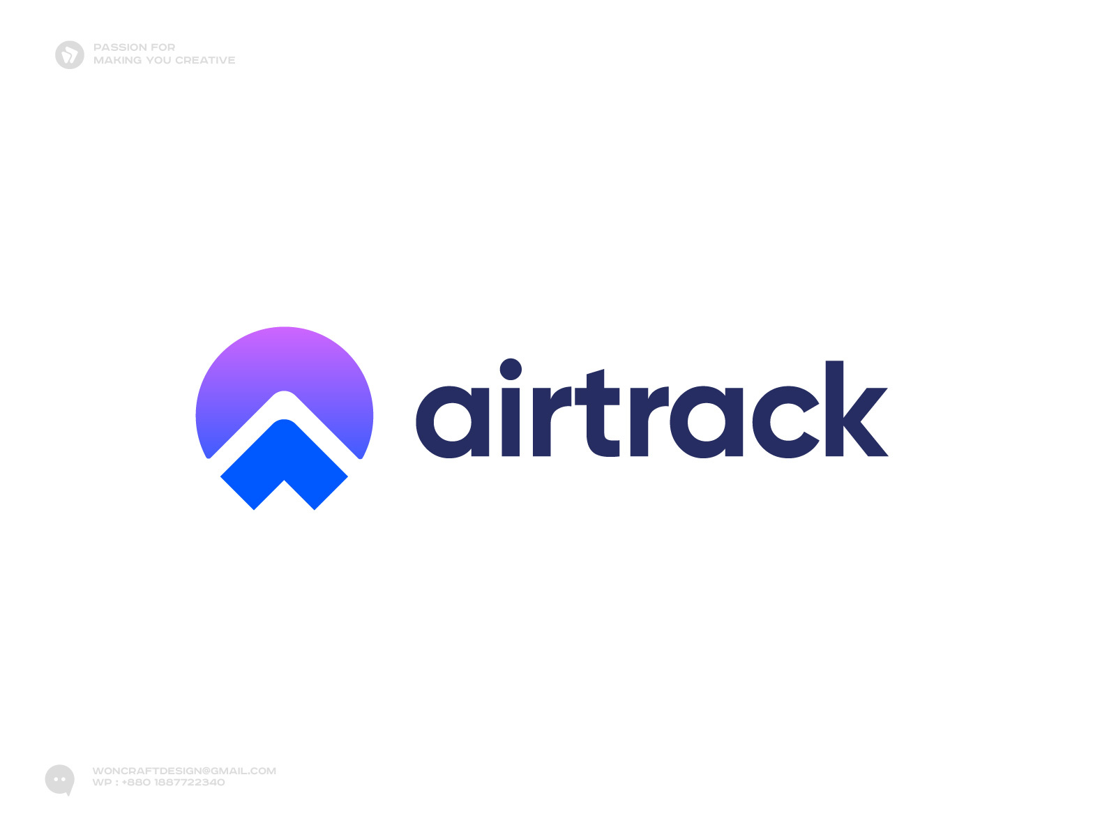 Logo Design, Cryptocurrency, Tracking, Airdrop, A logo by Woncraft ...