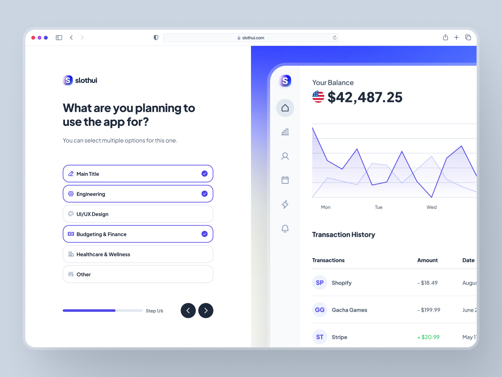 slothUI: Design System for Lazy Gen Z - Onboarding Screen UIUX by ...