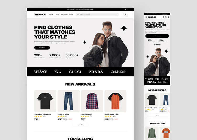 Ecommerce Website design by Aqib Ali on Dribbble