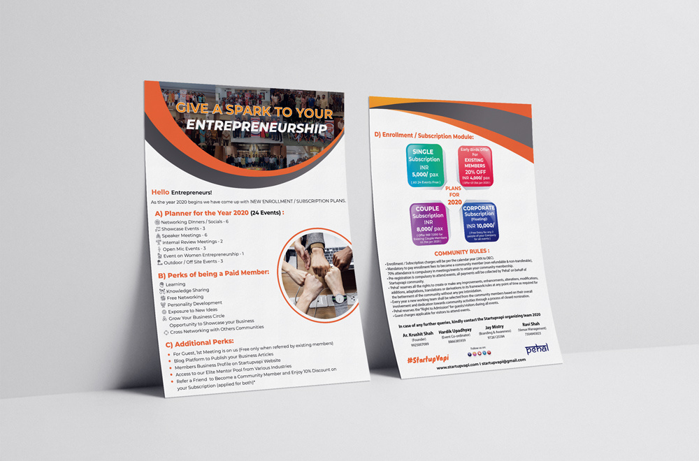 Pamphlet by Sairoz Wadsaria on Dribbble
