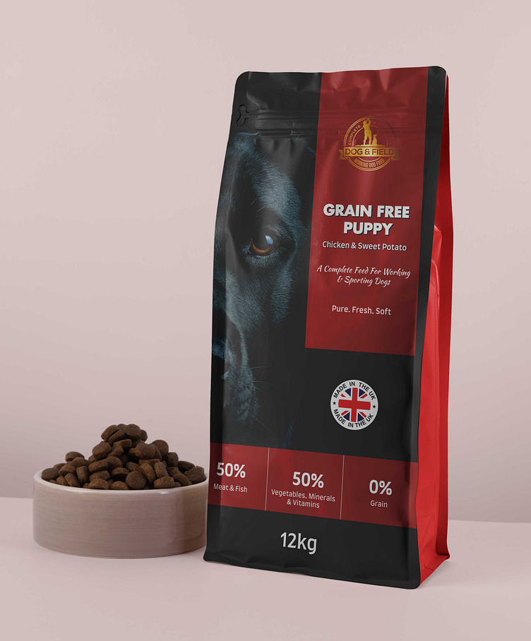 DOG FOOD Pouch Packaging Design by Umair Studio on Dribbble