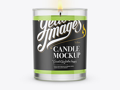 Free Download PSD Candle Mockup by John william on Dribbble