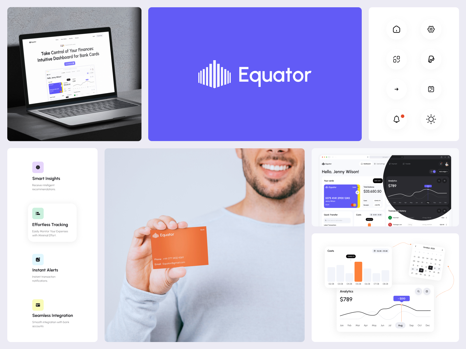 Equator Finance Landing Page by Afterglow on Dribbble