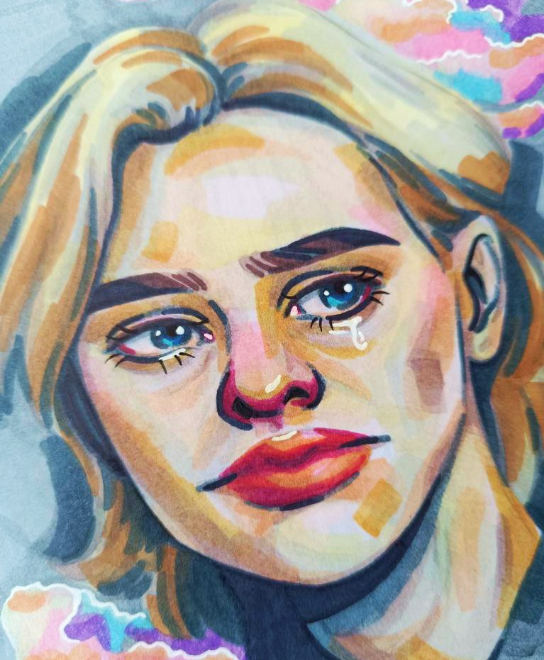 Crying man by Emilie Haskell-Crozier on Dribbble