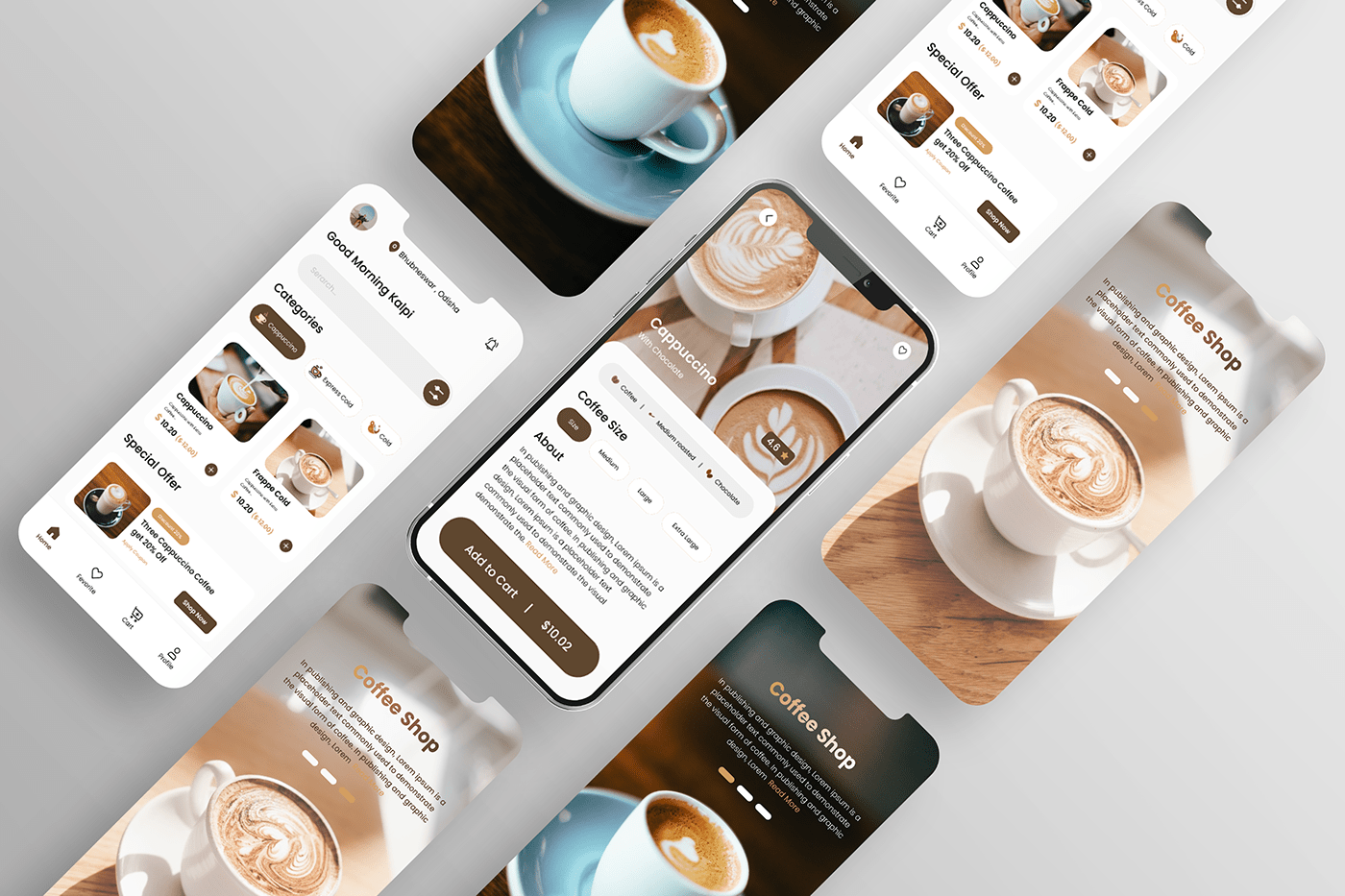 Coffee Shop Application by kalpana babu on Dribbble