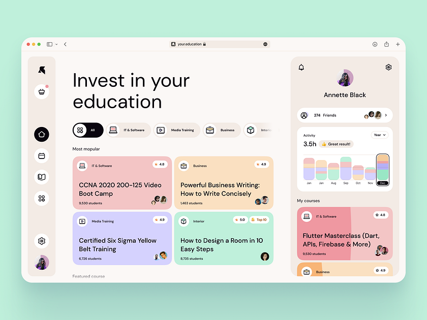 Browse thousands of Education Website images for design inspiration ...