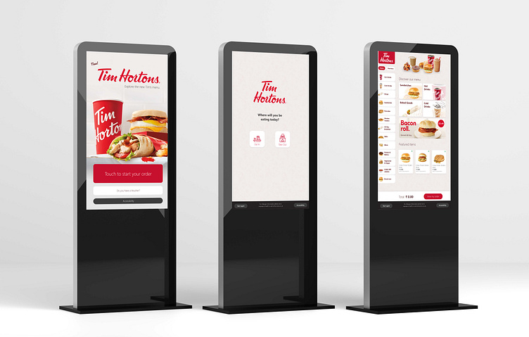 Tim Hortons Kiosk (New Design) by Himanshu Parik on Dribbble