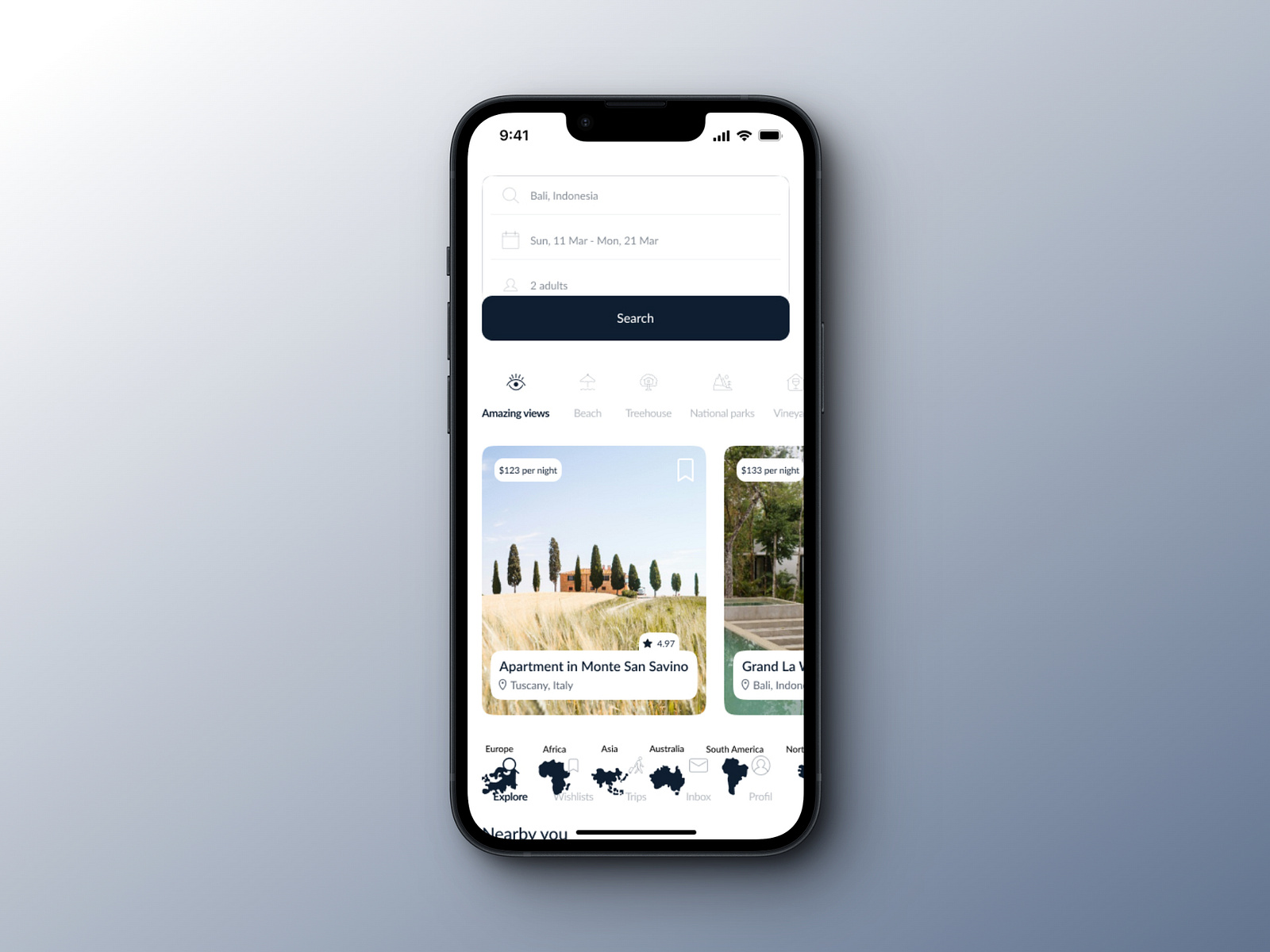 AnytimeAnywhere BKNG by Katarina Nesic on Dribbble