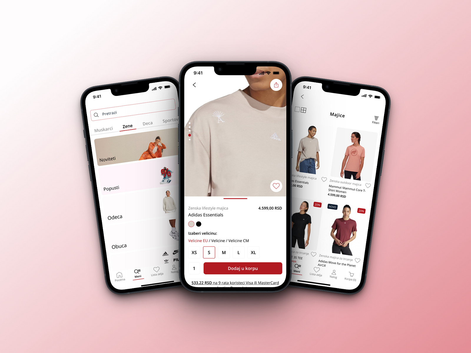 Sport Vision Design App by Katarina Nesic on Dribbble