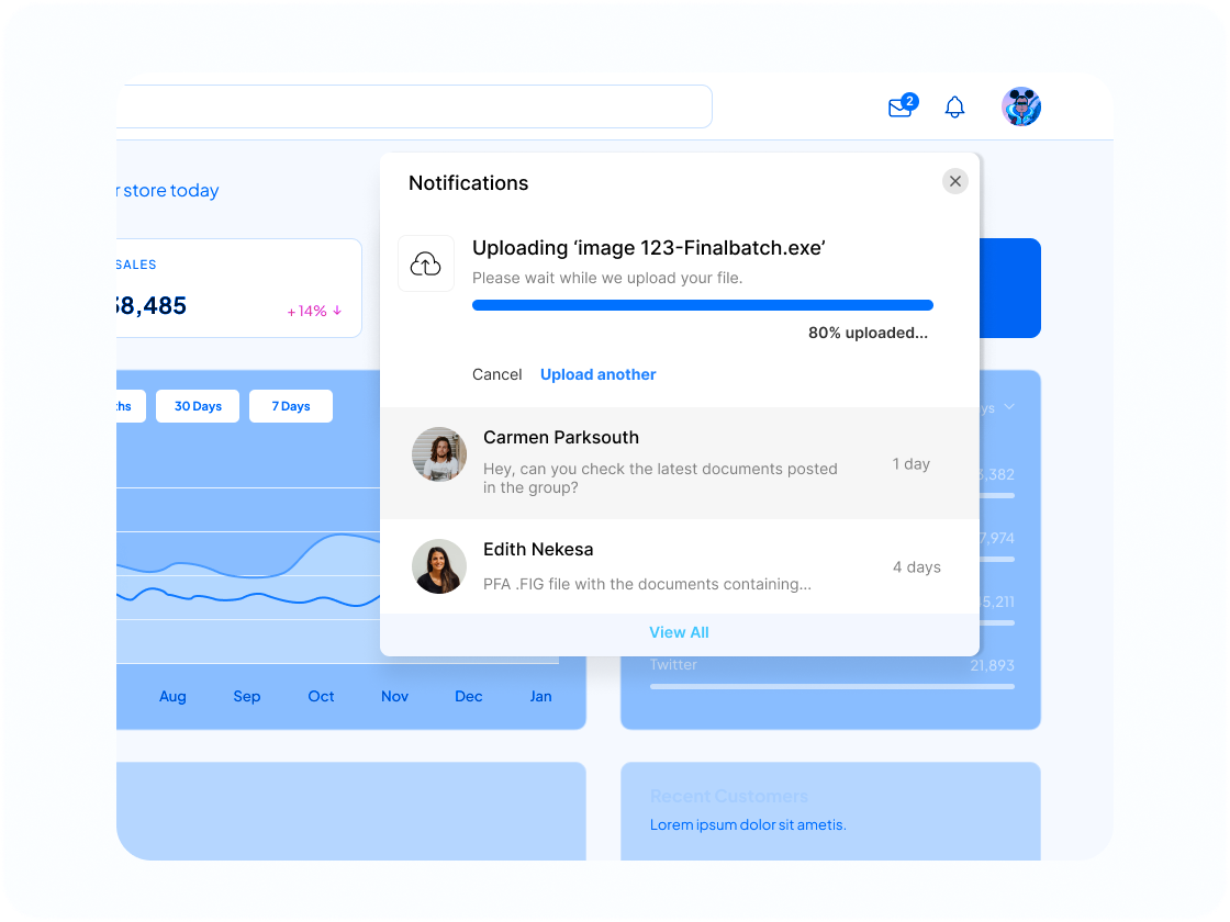 Notifications designs (UI Kit) by Edith Nekesa on Dribbble