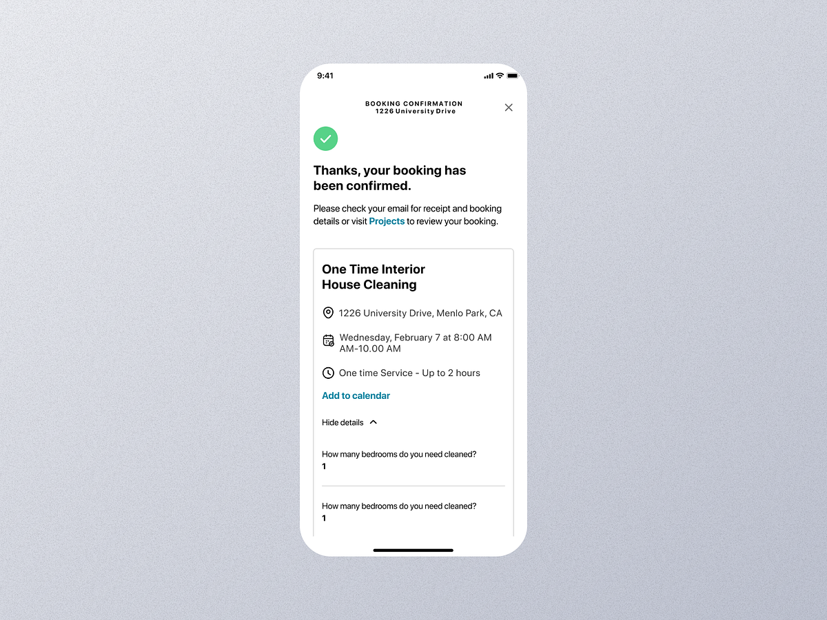Confirm Booking Mobile App Ui by UI Ants on Dribbble