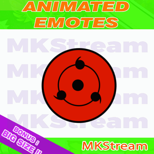 Twitch animated emotes uchiha mangekyou sharingan eyes by MKStream on ...