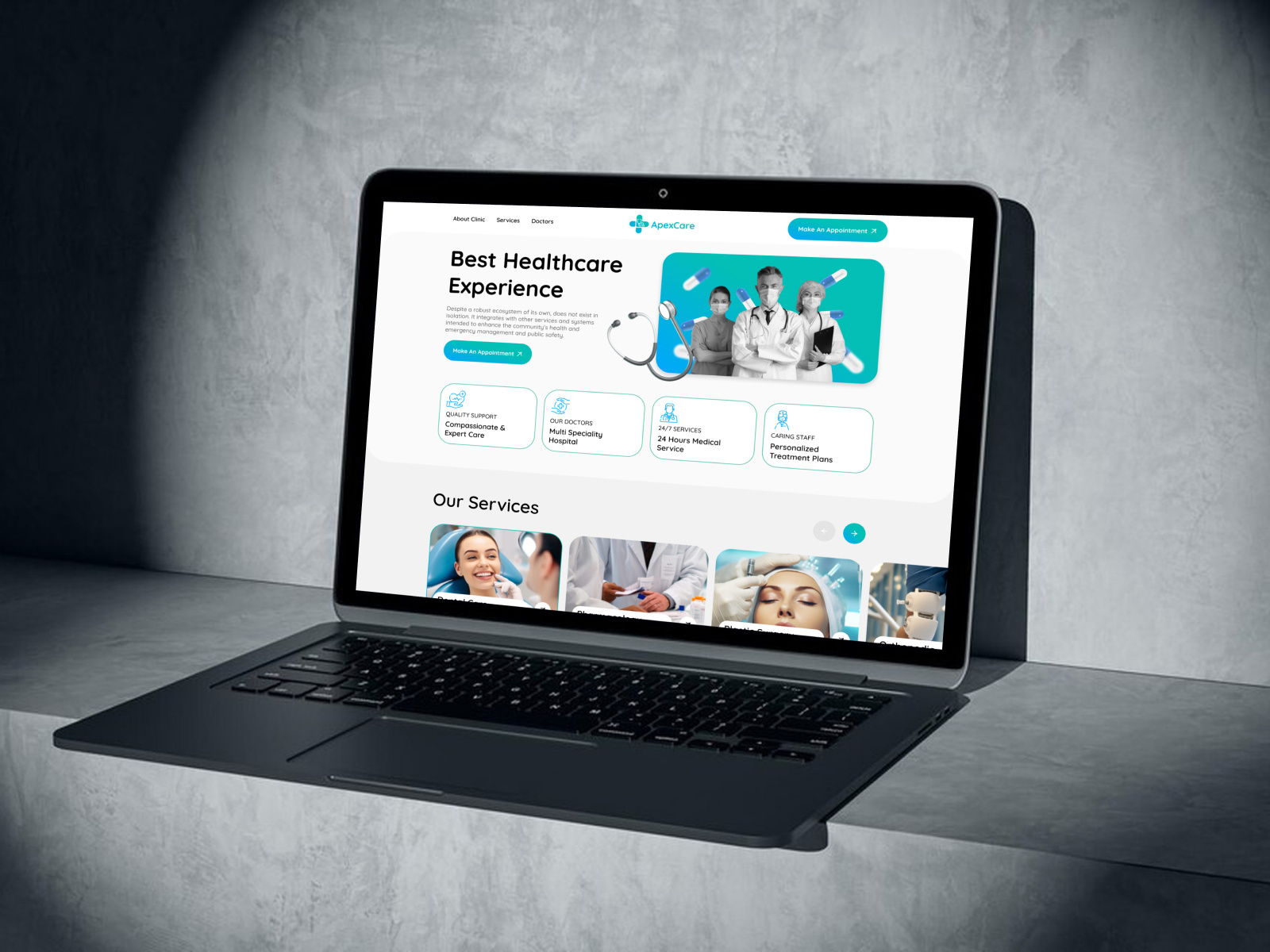 Medical Appointment Scheduling Website by Dolphin Web Solution on Dribbble