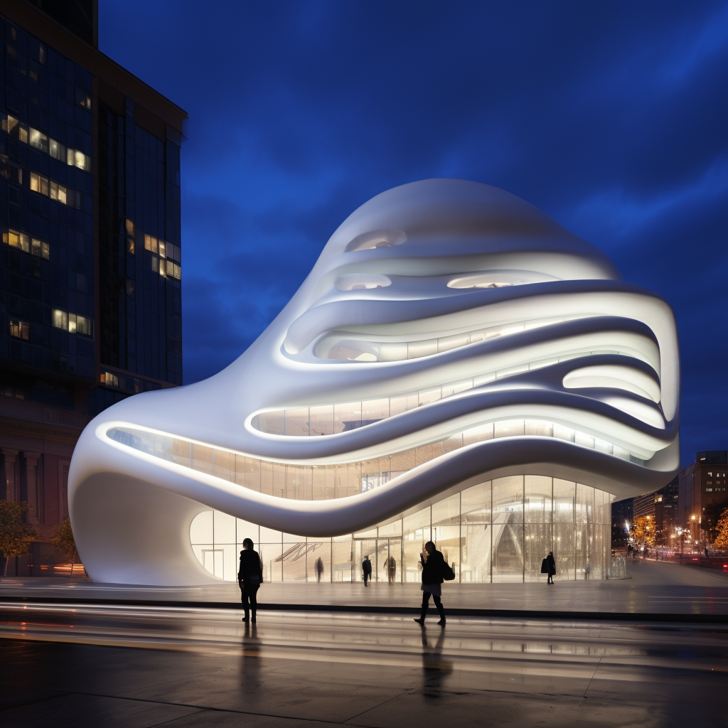 Wave Building - Future Architecture by Steisi Vogli on Dribbble