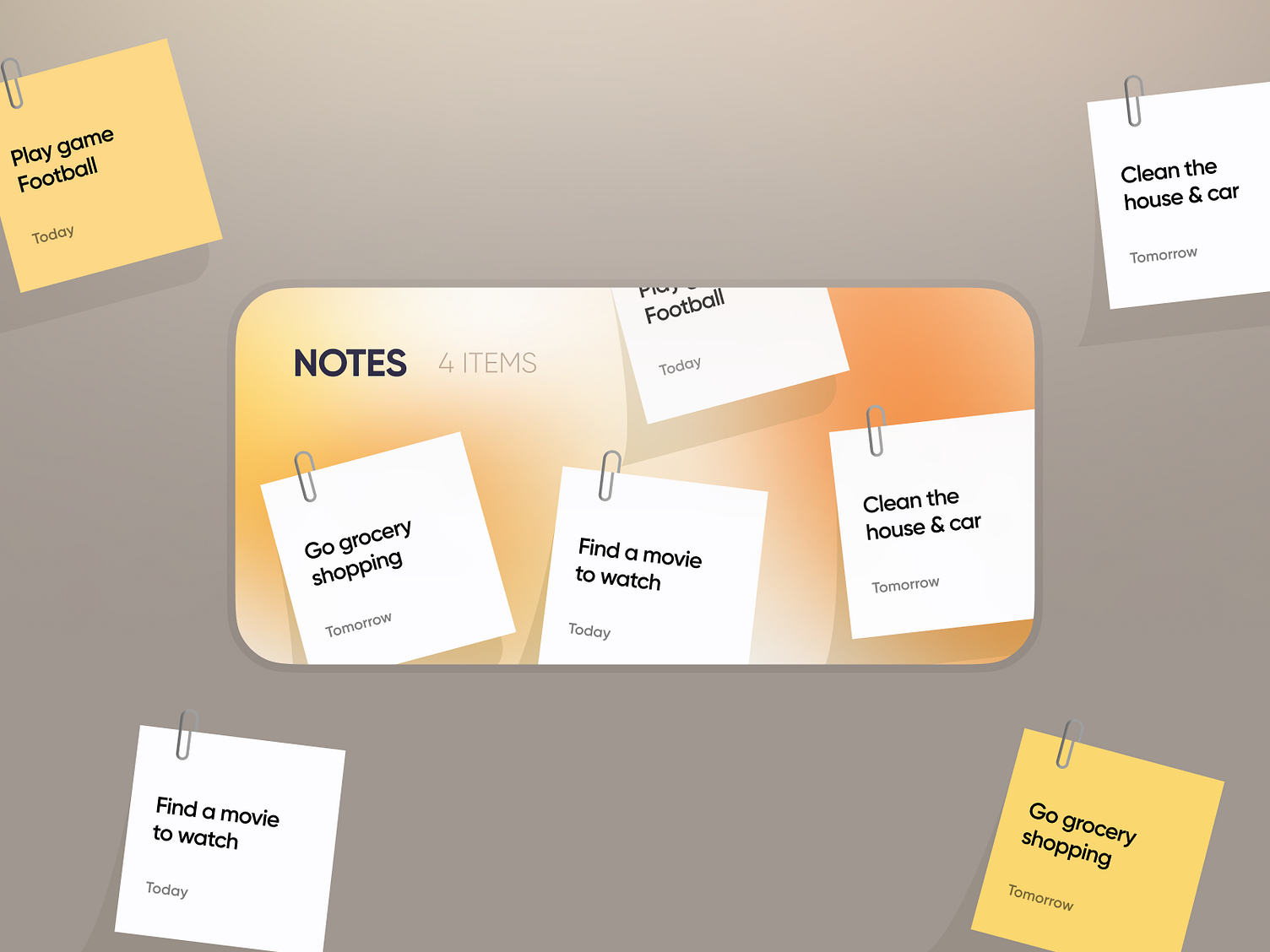 Note Widget by Afshin T2Y for Piqo Studio on Dribbble