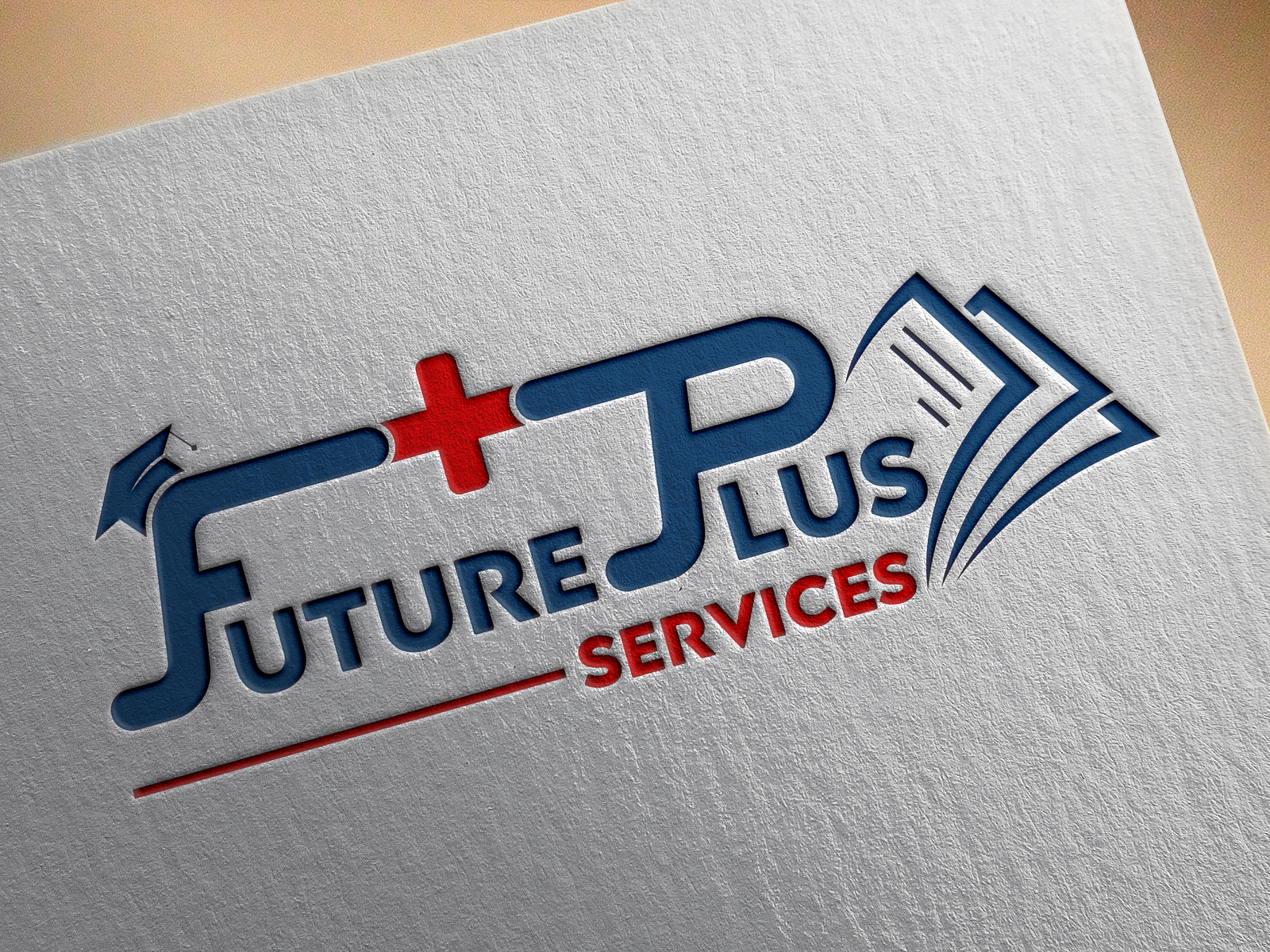 Future Plus logo by Ekramul Hossen on Dribbble