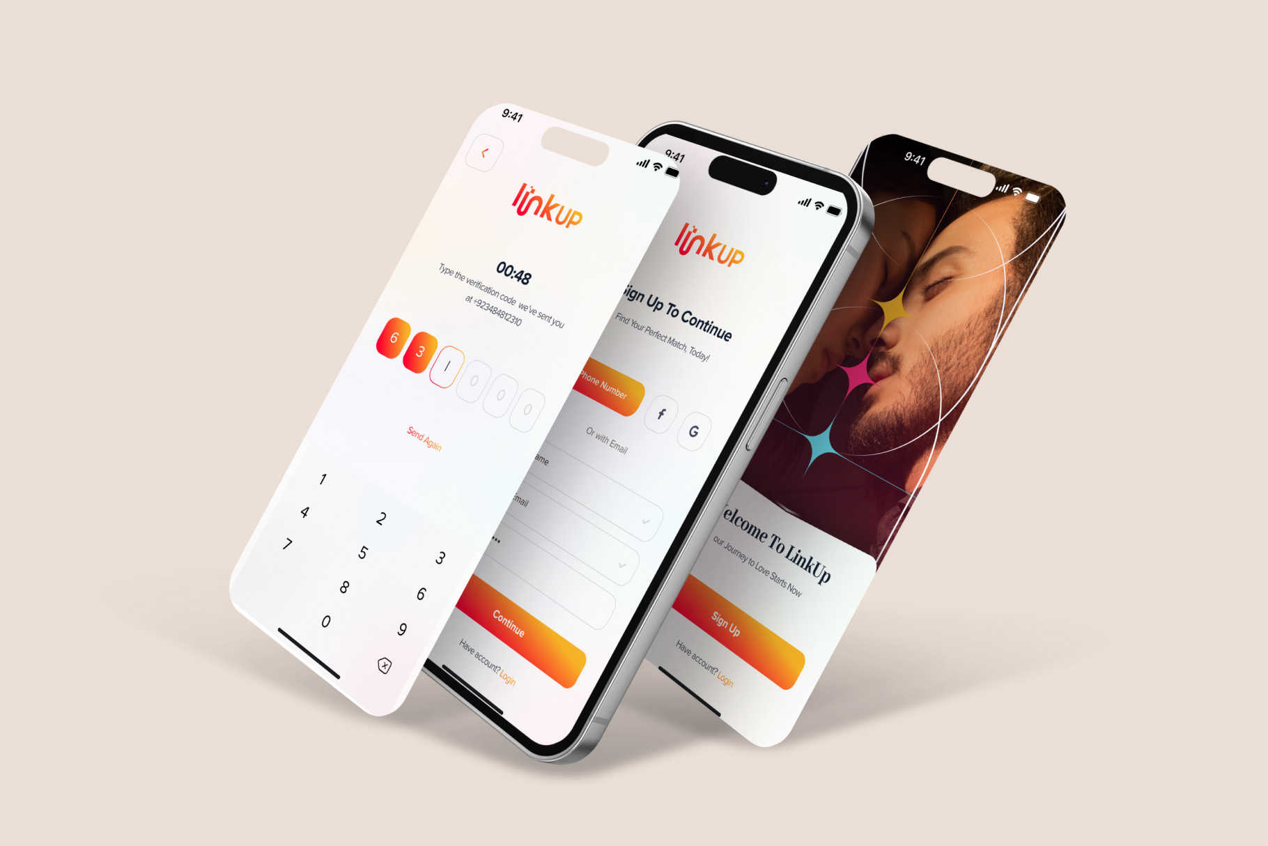 LinkUp Dating Mobile App UI Kit by Sabir_designbox on Dribbble