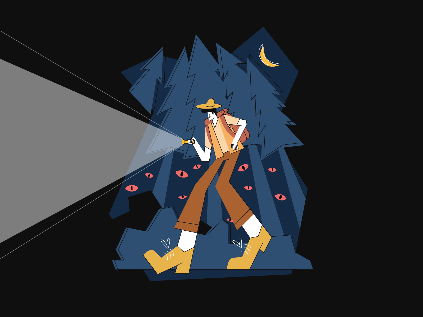 Geometric Nightmare by Getillustrations on Dribbble