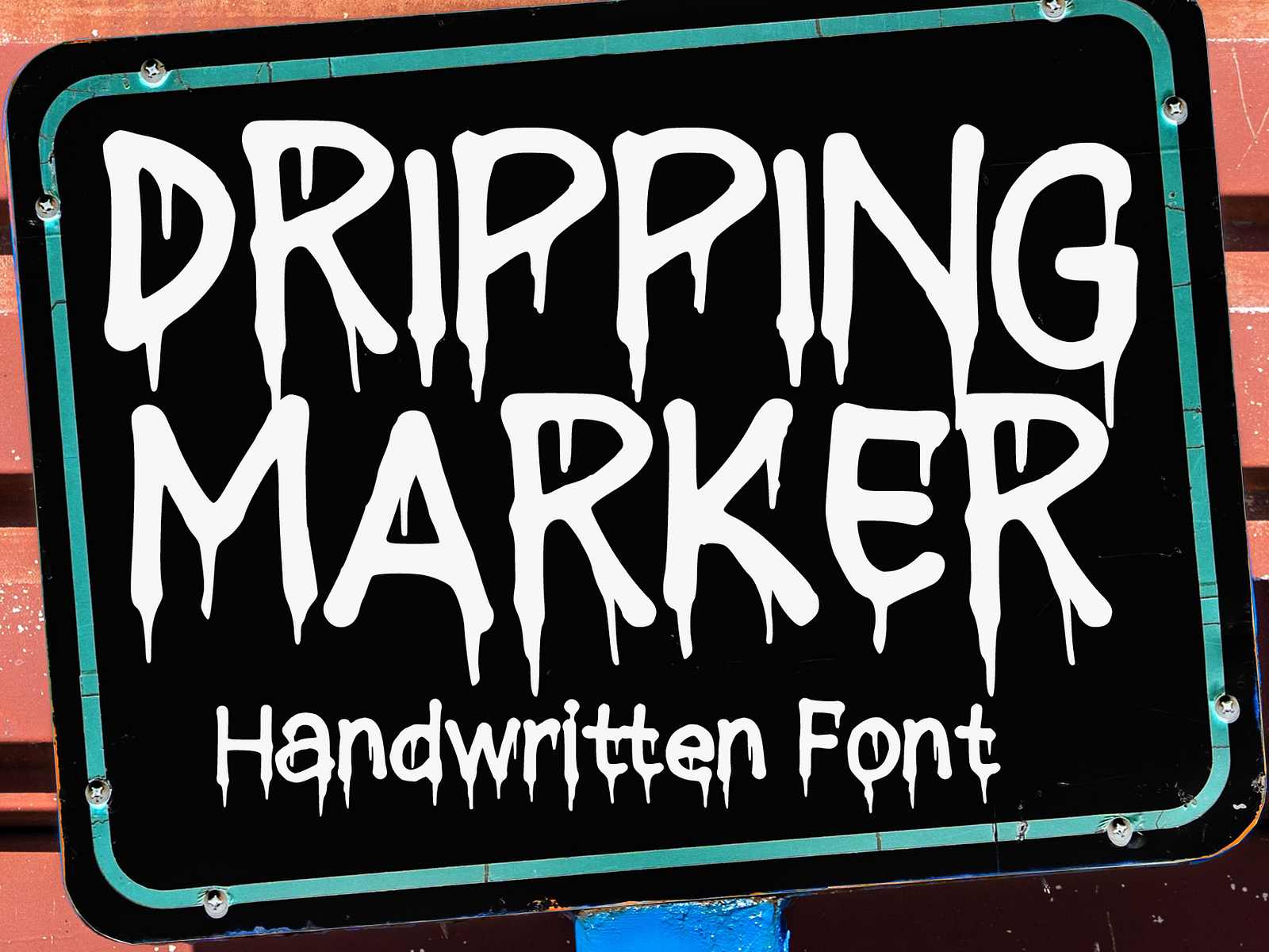 Dripping Marker Font by MVMET fonts on Dribbble