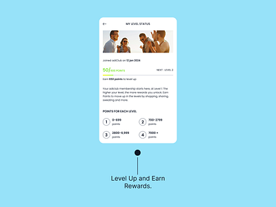 Gamification UI Card to See Level Progression by Headstart UX on Dribbble