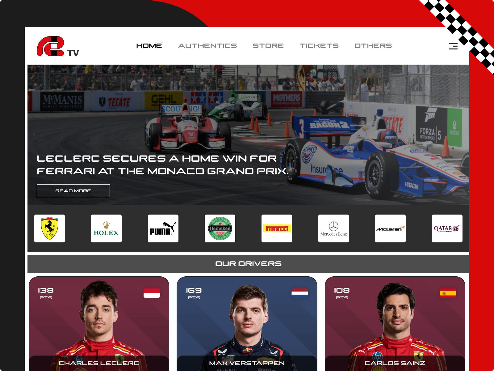 F1 Racing TV UI Design: Speed Meets Innovation by Riya Shah on Dribbble
