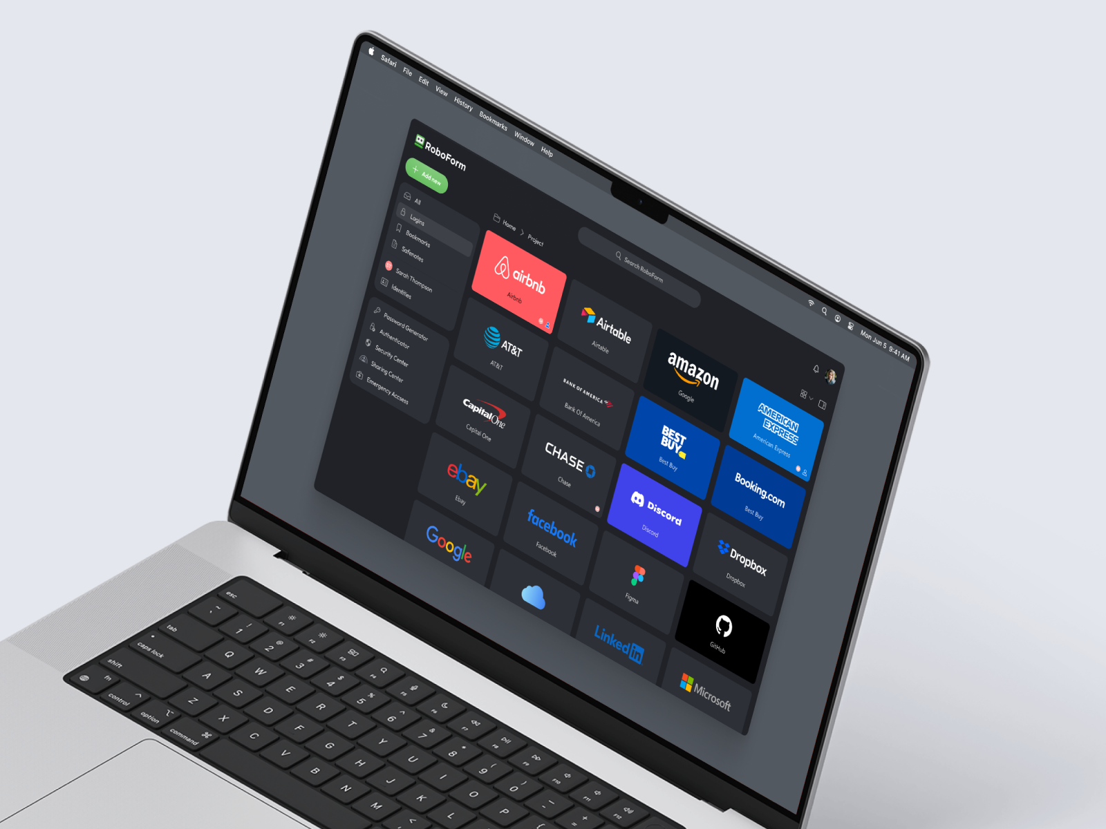 RoboForm Web App by Aleksandr Subbotin for youami on Dribbble