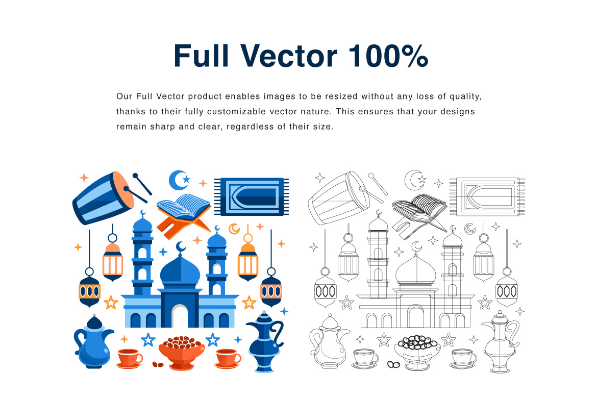 Islamic Elements Vector Illustration by ianmikraz on Dribbble