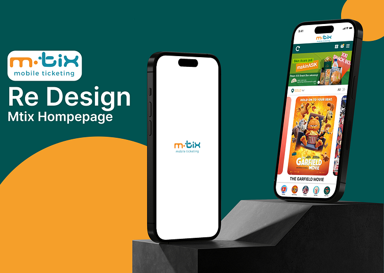 Mtix ReDesign Homepage by Perdana A.S.M on Dribbble