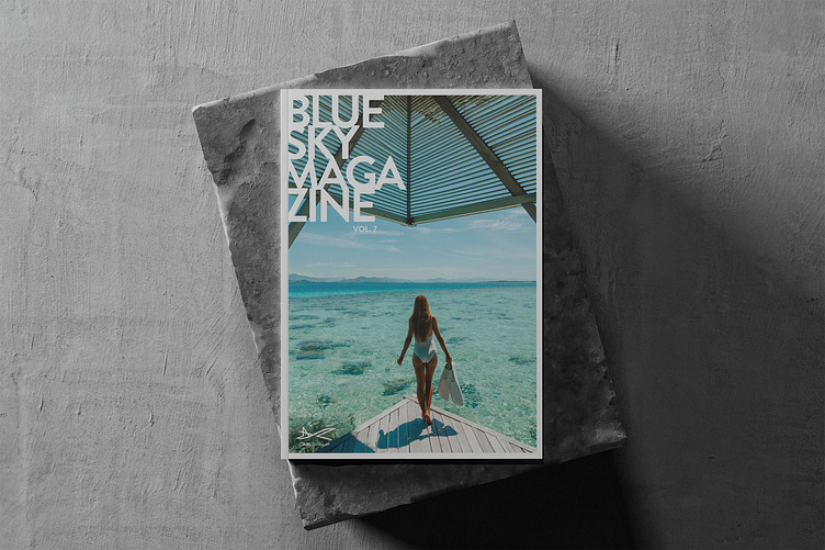 Blue Sky Magazine by Sven Van Campenhout on Dribbble