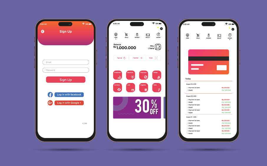 Mobile App Design Mockups by TristateDesigns on Dribbble