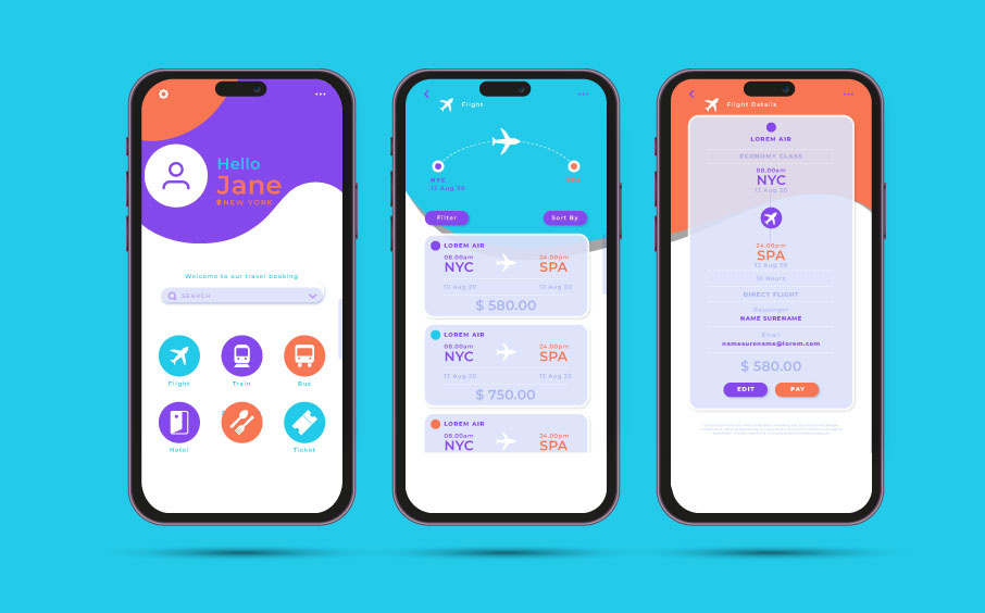 Mobile App Design Mockups by TristateDesigns on Dribbble