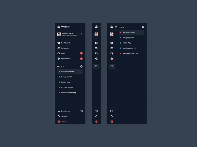 Browse thousands of Sidebar Collapse images for design inspiration ...