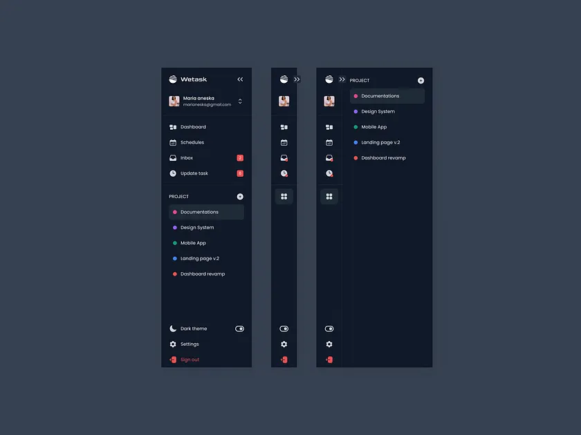 Browse thousands of Sidebar Collapse images for design inspiration ...