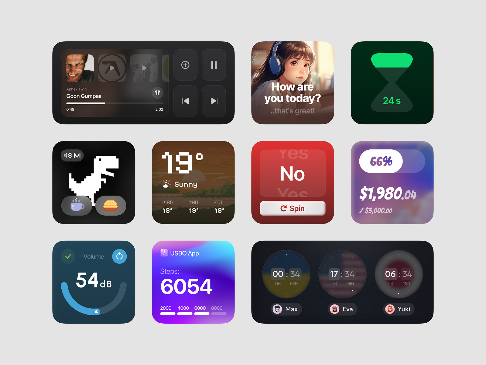 iOS Widgets Collection by Taras Boiko on Dribbble iOS Widgets Collection by Taras Boiko on Dribbble