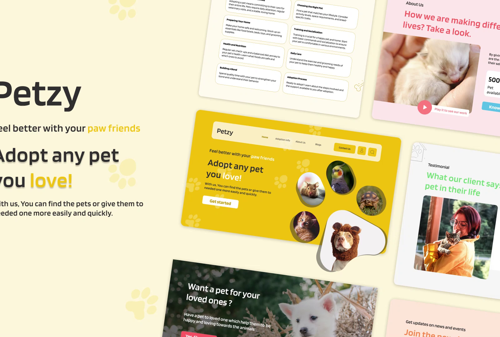 Pet Adoption Website Design: Modern & Effective Website Design by ...