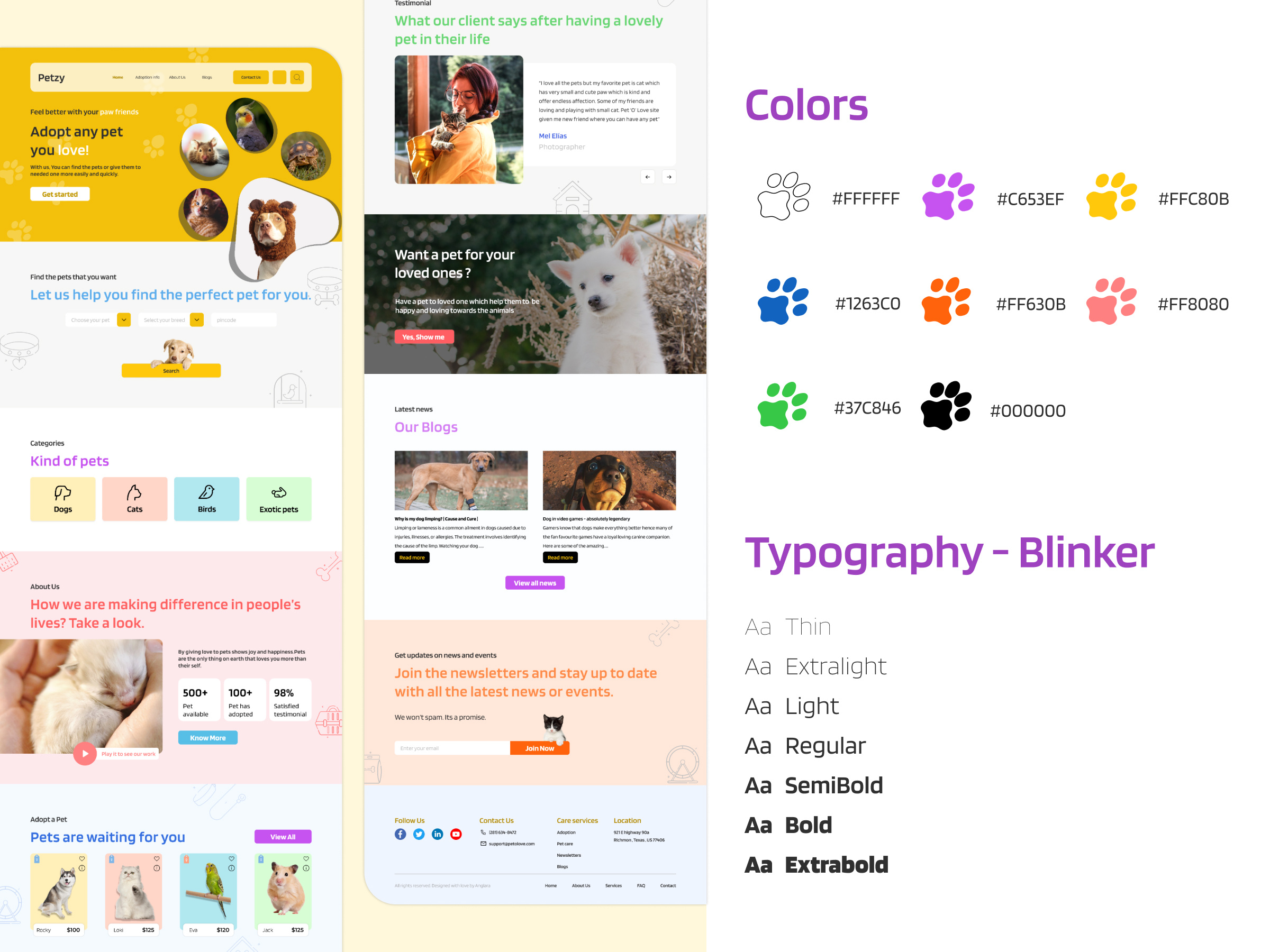 Pet Adoption Website Design: Modern & Effective Website Design by ...