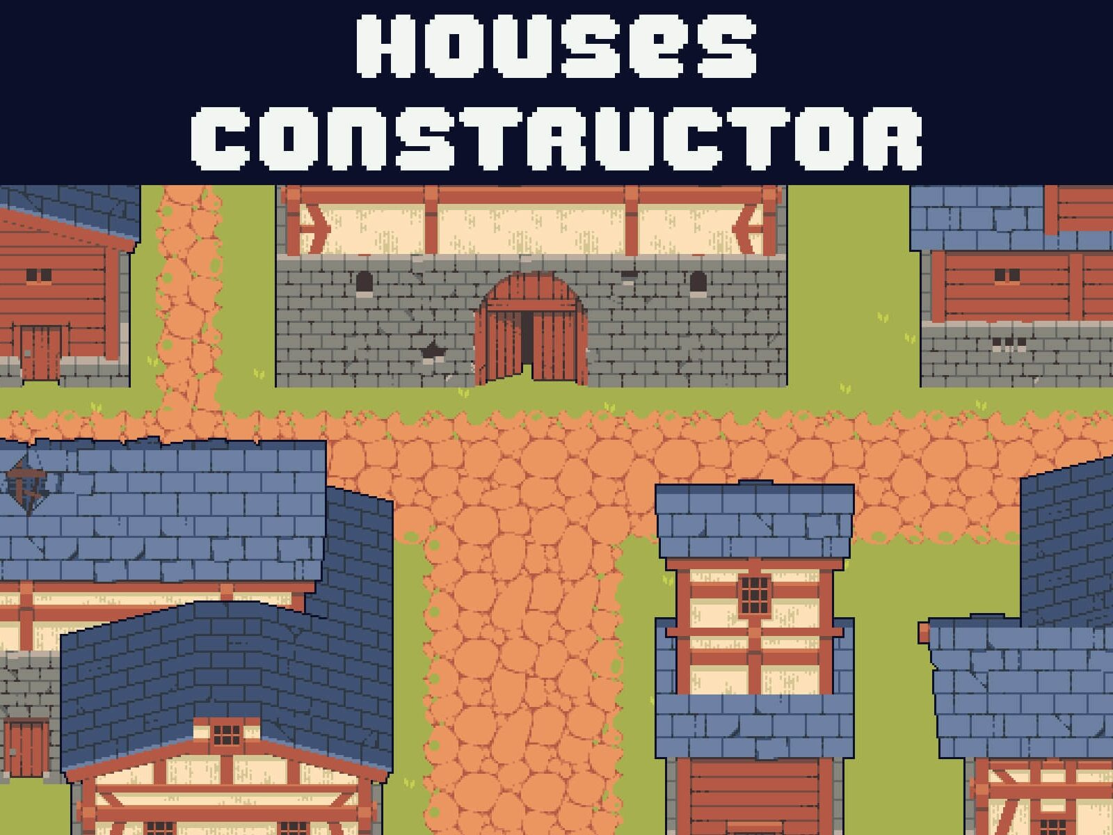 House Constructor for Top-Down RPG Asset Pack by 2D Game Assets on Dribbble