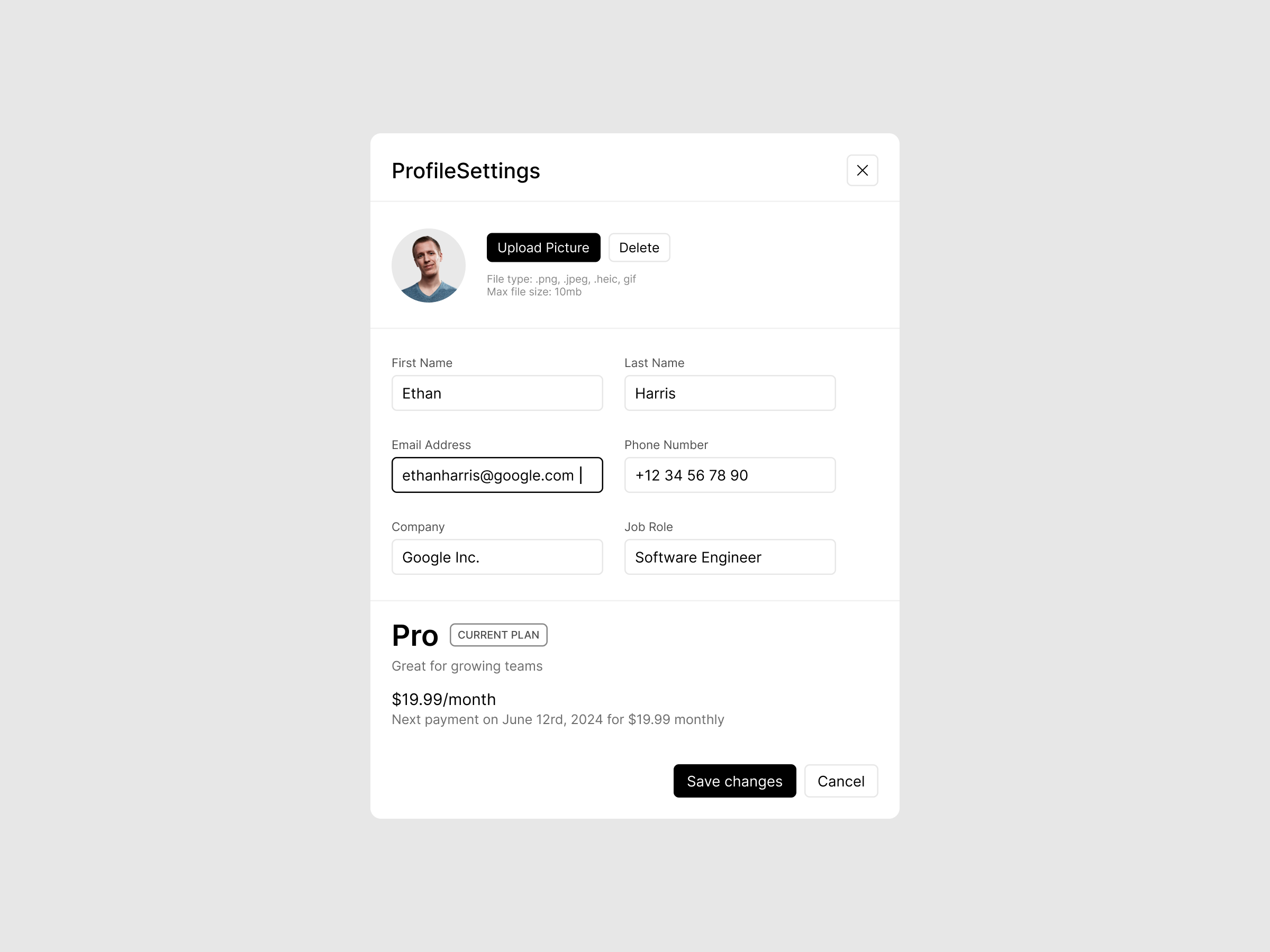 Settings Modal designs, themes, templates and downloadable graphic ...