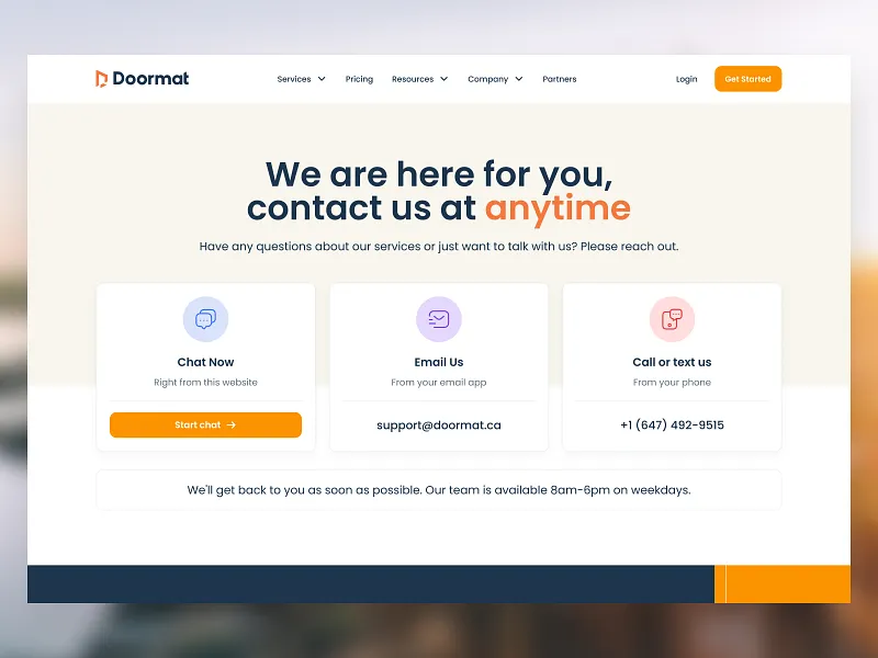 Contact Section designs, themes, templates and downloadable graphic ...