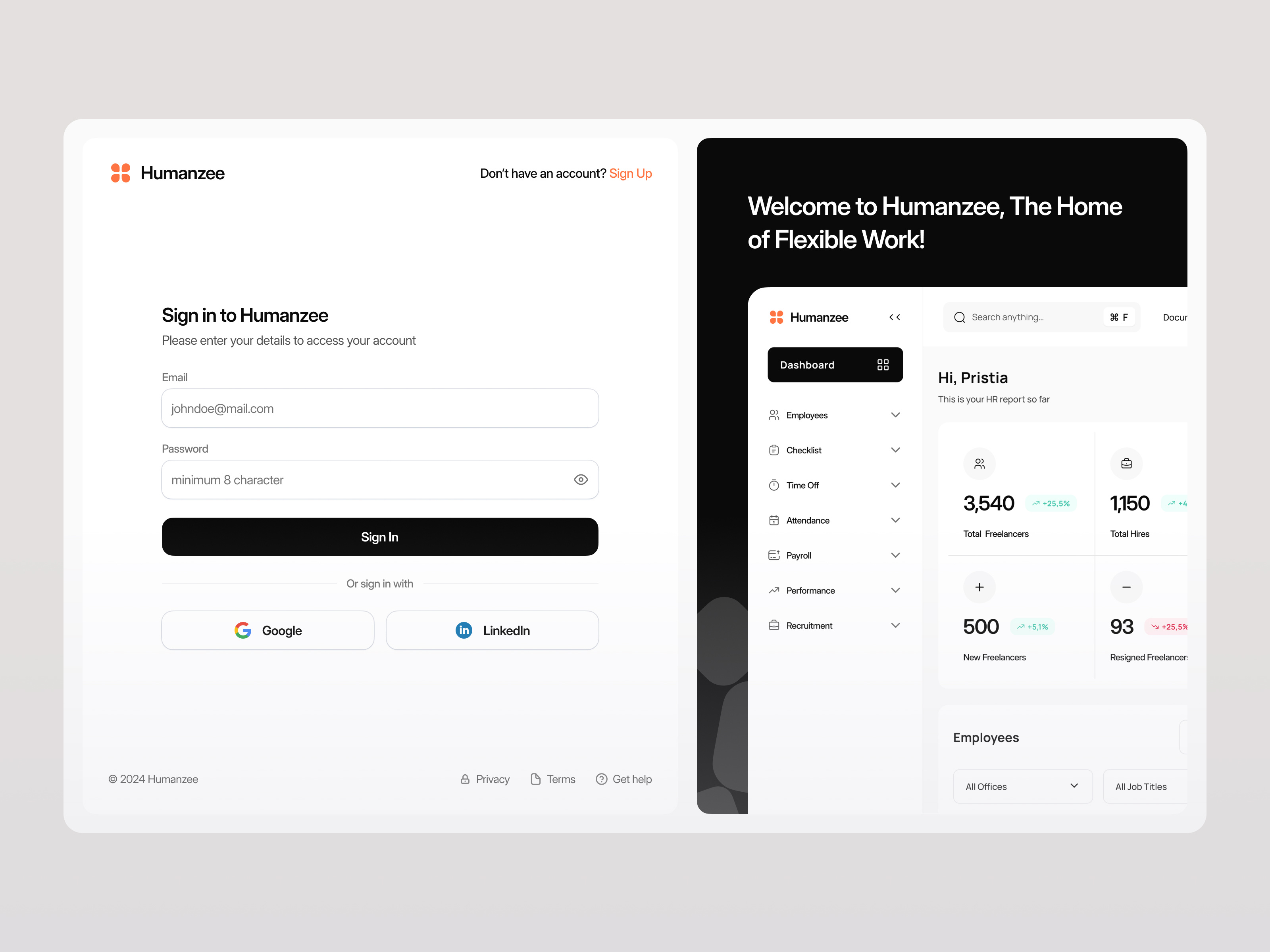 Humanzee - Website Design by Barly Design for UI8 on Dribbble