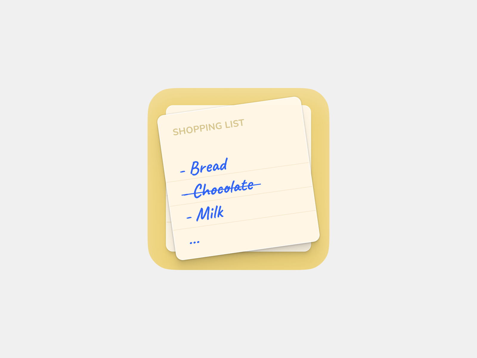 Notes widget by Eugene Doobrovin on Dribbble