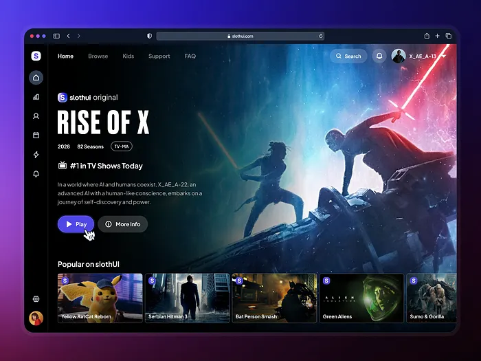 Netflix UI designs, themes, templates and downloadable graphic elements ...