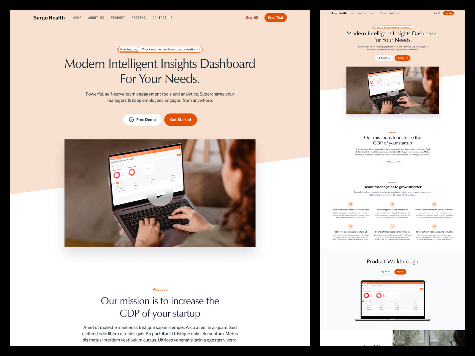 Surgo Health by Fineart Design Agency on Dribbble