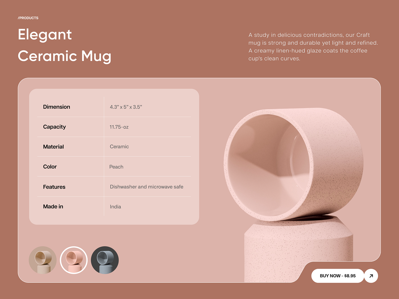 3D Mug Design & UI by aBox Agency by Abox Agency on Dribbble